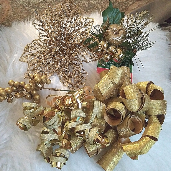 Party Supplies | Elegant Gift Wrapping Bundle If Gold And Silver Ribbon ...